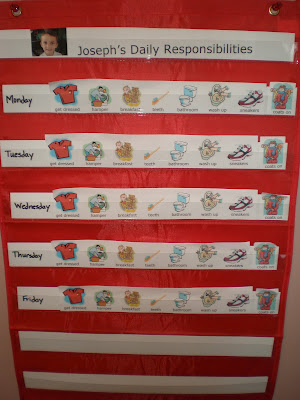 NJ Crafty Momma: Daily Responsibility Charts - Make Mornings Easier