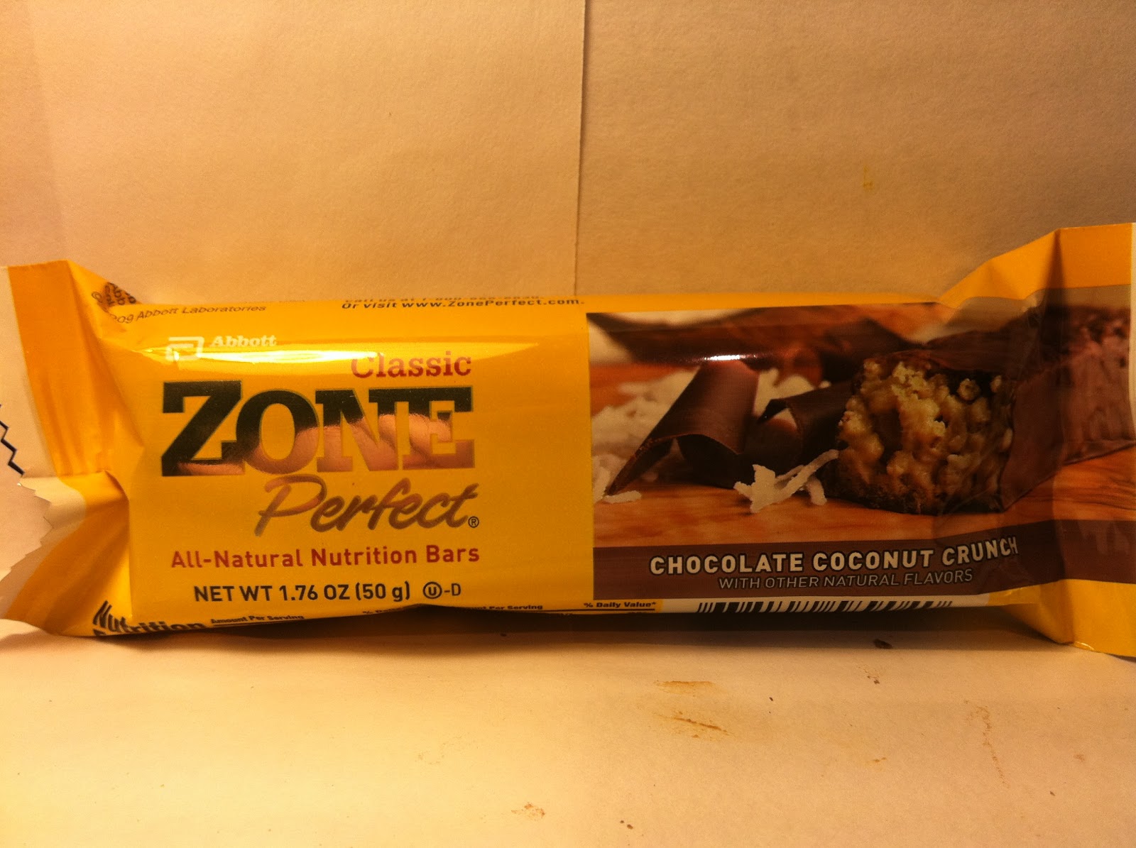 Crazy Food Dude: Review: Zone Perfect Chocolate Coconut Crunch ...