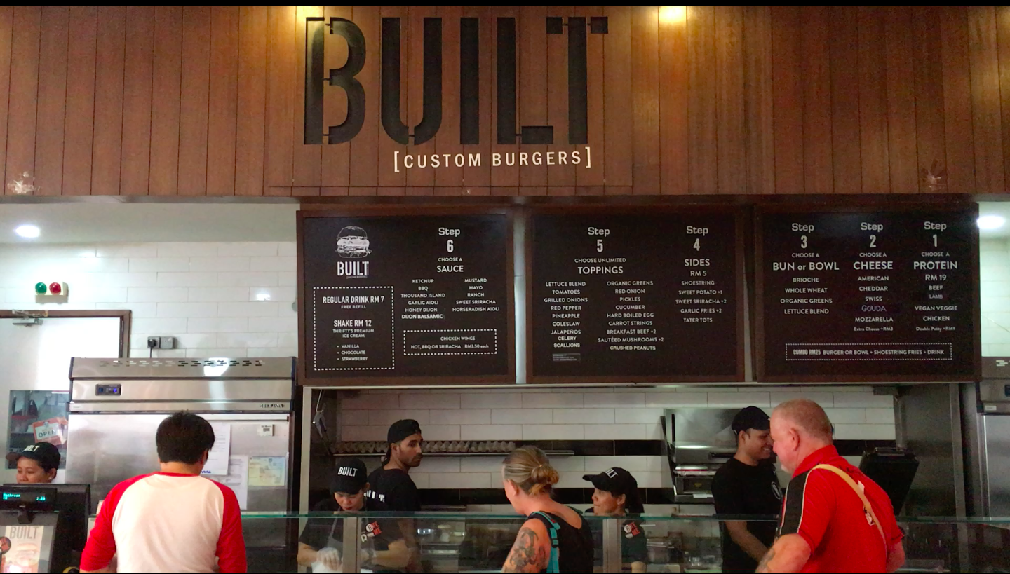 Afiqhalid: Burger sedap di NU Sentral : BUILT Custom Burger