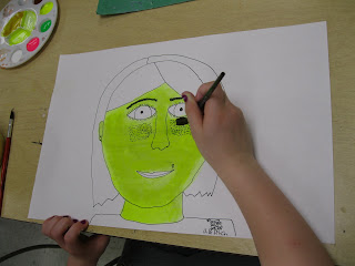 The Art Room at The Falcon Academy of Creative Arts: 4th grade art