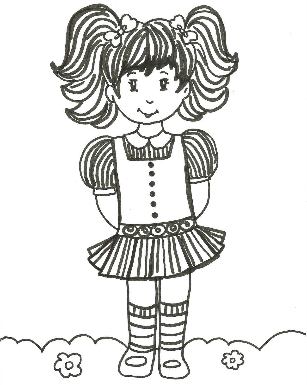 Evangeliza!: desenhos para colorir-Meninas-menina dormindo