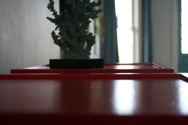 The Turquoise Iris ~ Furniture & Art: Mid Century Modern End Tables