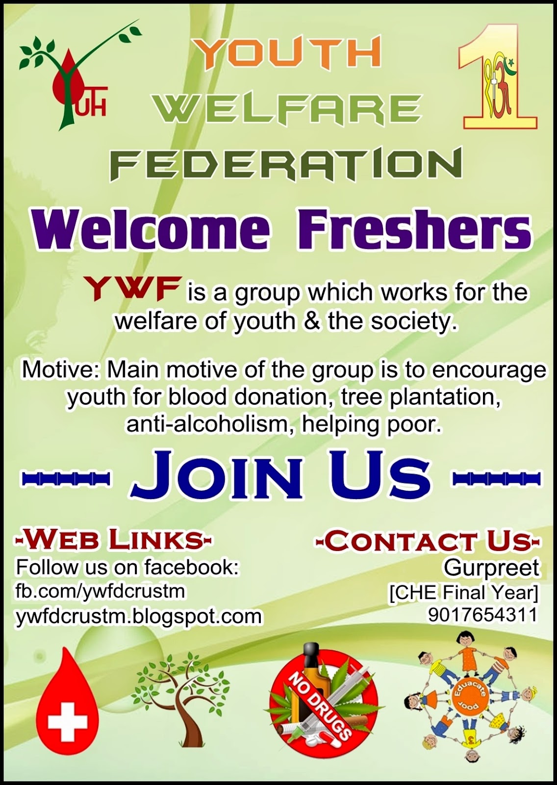 YWF Welcome Freshers (2014) Poster