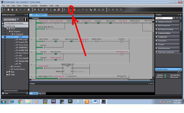 Omron Motion Controller Nj Program Downloading Process
