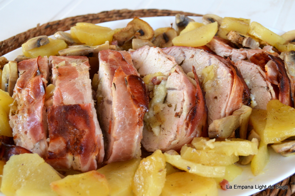 LA EMPANA LIGHT DE BEGO: Solomillo de Pavo Relleno al Horno con Guarnición