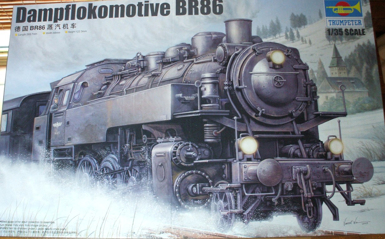 Model Building: BR 86 LOCOMOTIVE from TRUMPETER 1/35 scale