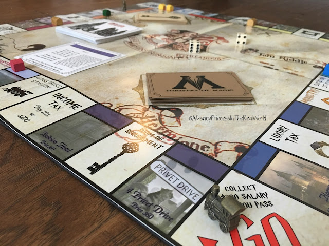 A Disney Princess in the real world : DIY Harry Potter Monopoly board!