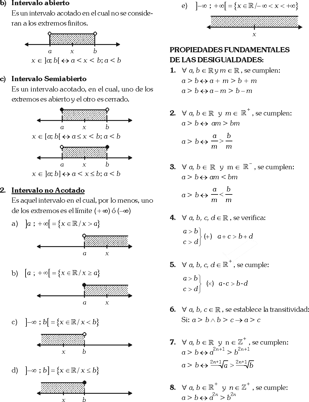 INECUACIONES Y DESIGUALDADES E INTERVALOS CONCEPTOS BÁSICOS PDF