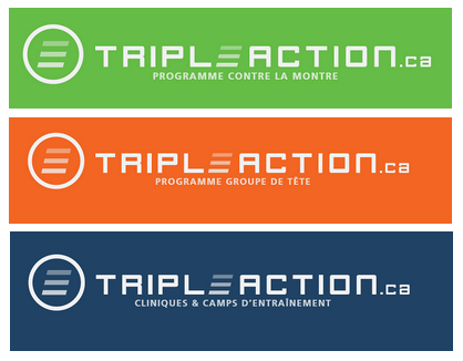 Jean-Luc Mejane triathlete: TRIPLEACTION est bien lancé! Logo terminé ...