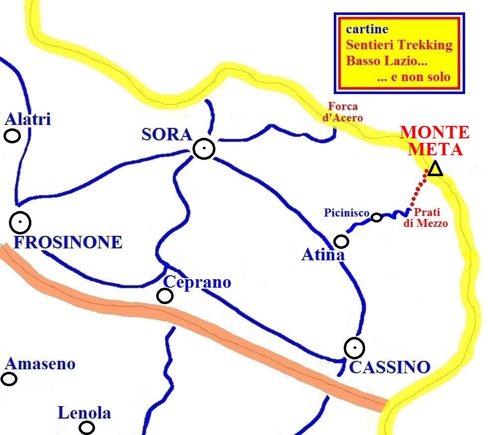 Sentieri trekking Basso Lazio... ....e non solo: MONTE META