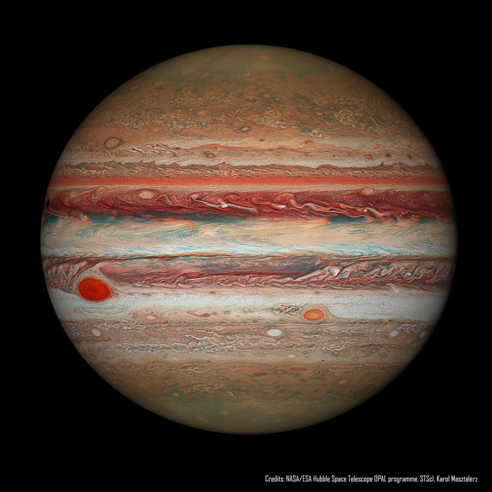 Bintik Merah Besar Jupiter yang Menyusut - APOD Indonesia