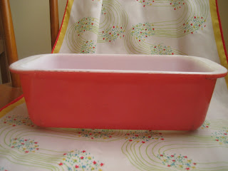 Six Balloons Vintage Delights: Pink Pyrex Loaf Pan