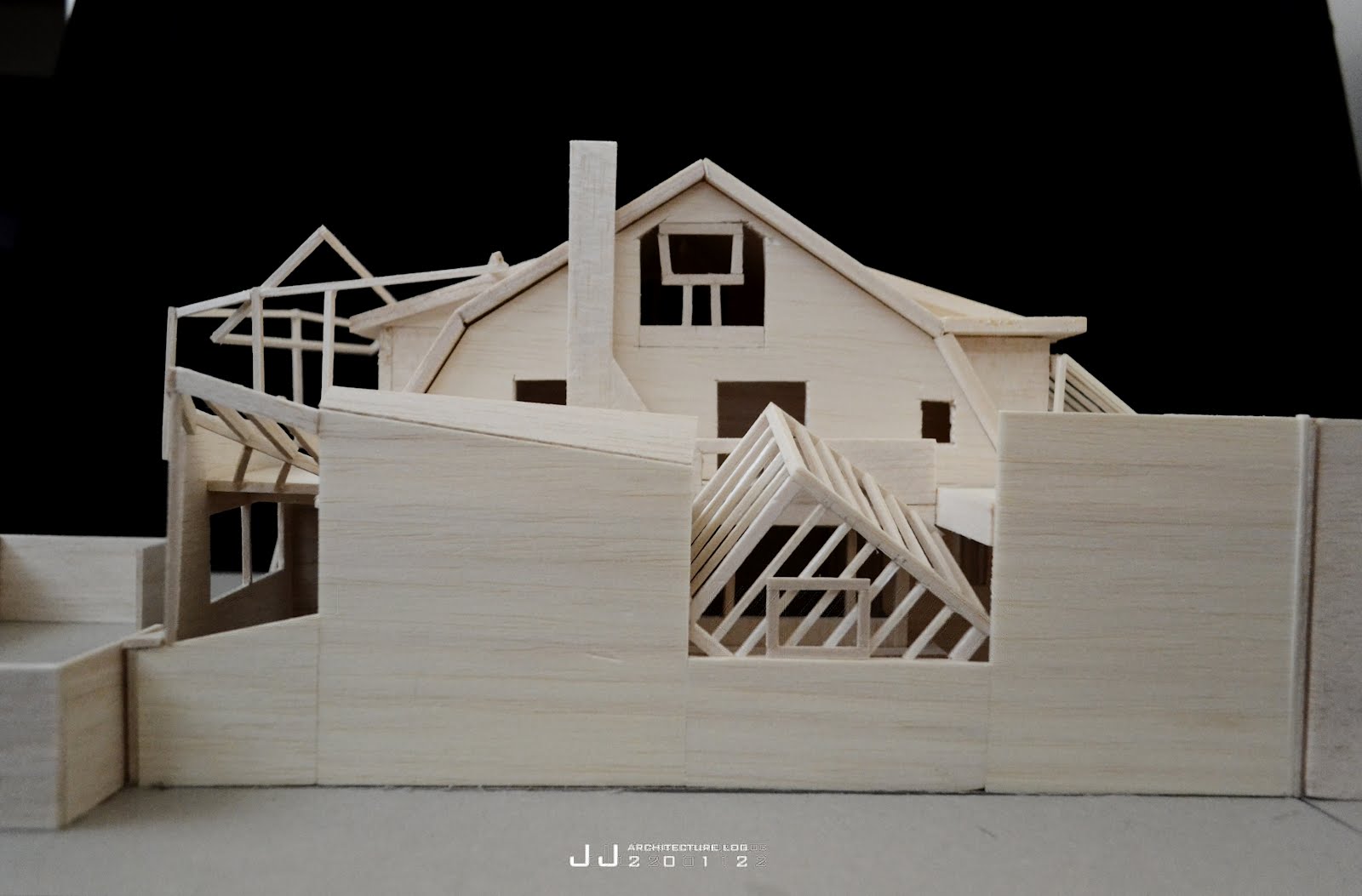 Jiajun Tor Architecture: More photos on Gehry House model