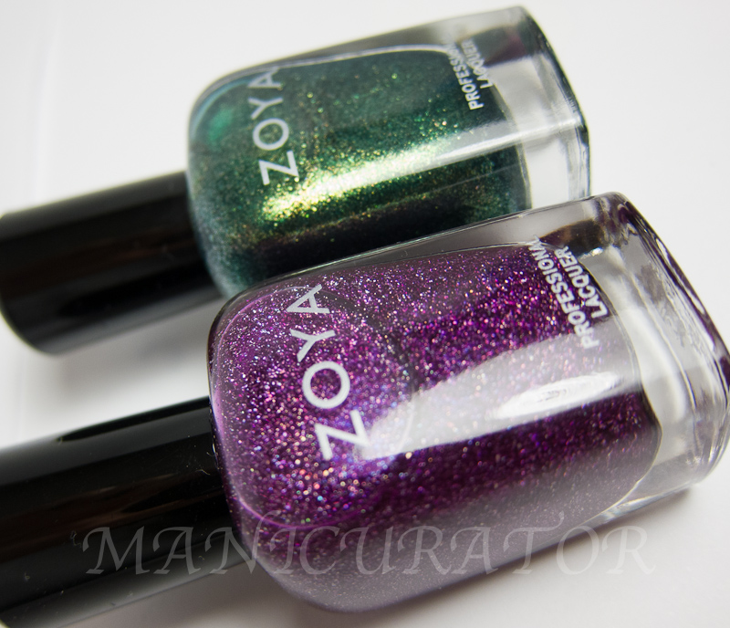 Ornament Nail Art with Zoya Logan and Aurora (Swatch and Review)