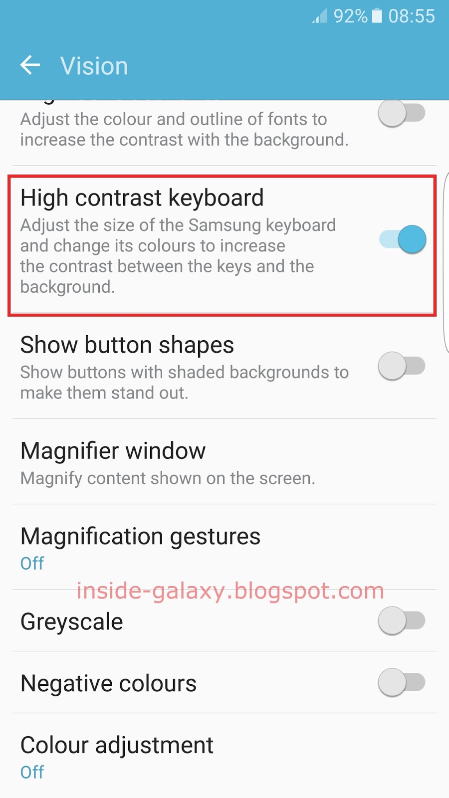 Inside Galaxy: Samsung Galaxy S7 Edge: How to Enable or Disable High ...