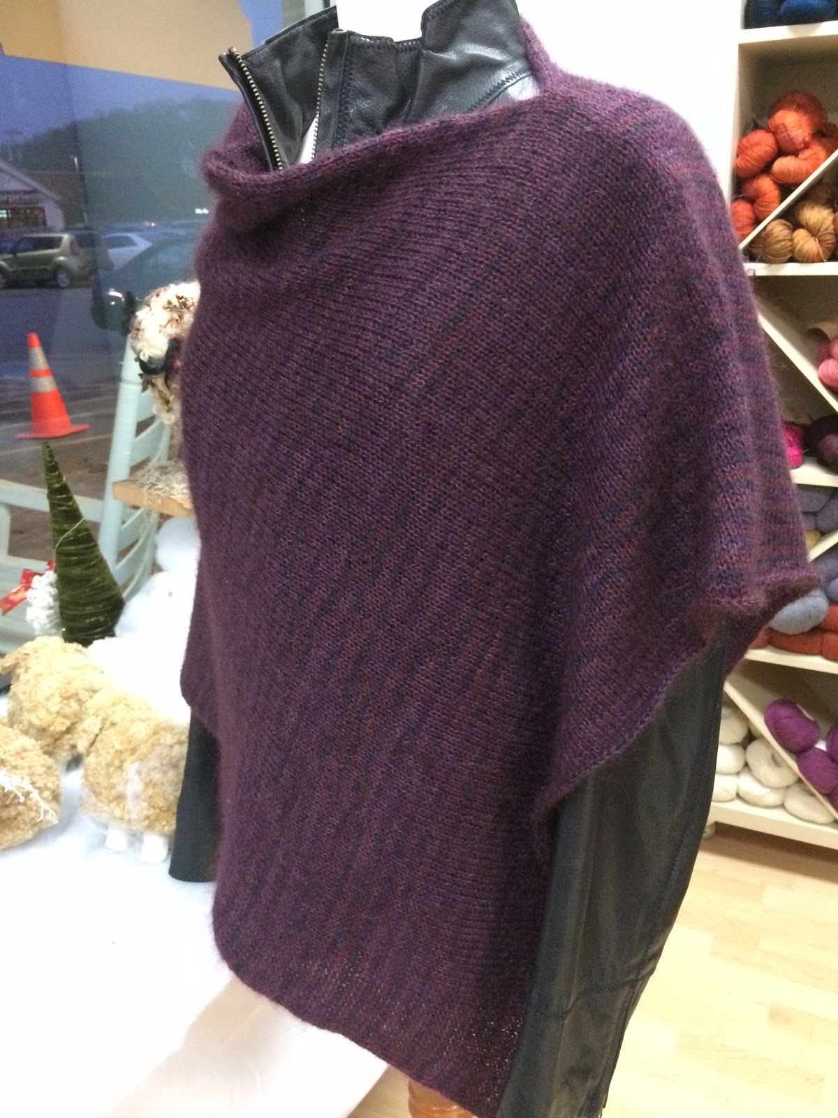 Olives and Mermaids and Wine, oh my...: Purple Poncho