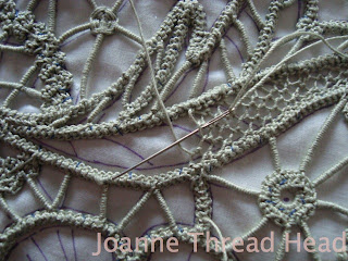 Thread Head: Intermediate Romanian Point Lace Tutorial