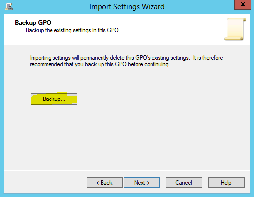 MVP Blog: How to backup and restore GPO settings