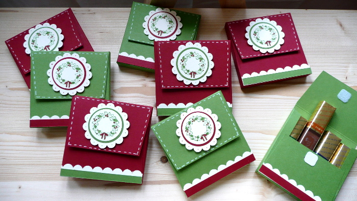 Merci Verpackung | Christmas craft fair, Merci chocolate, Scrapbook ...