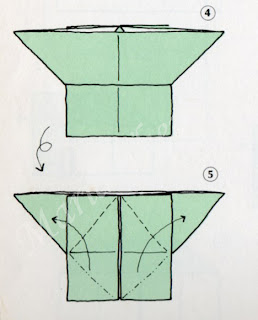 Bem-me-quer: Origami - Barco duplo