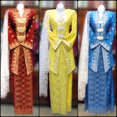 DINASTY ART GALLERY: SONGKET : SONGKET FASHION CEREMONY WEDDING DRESS