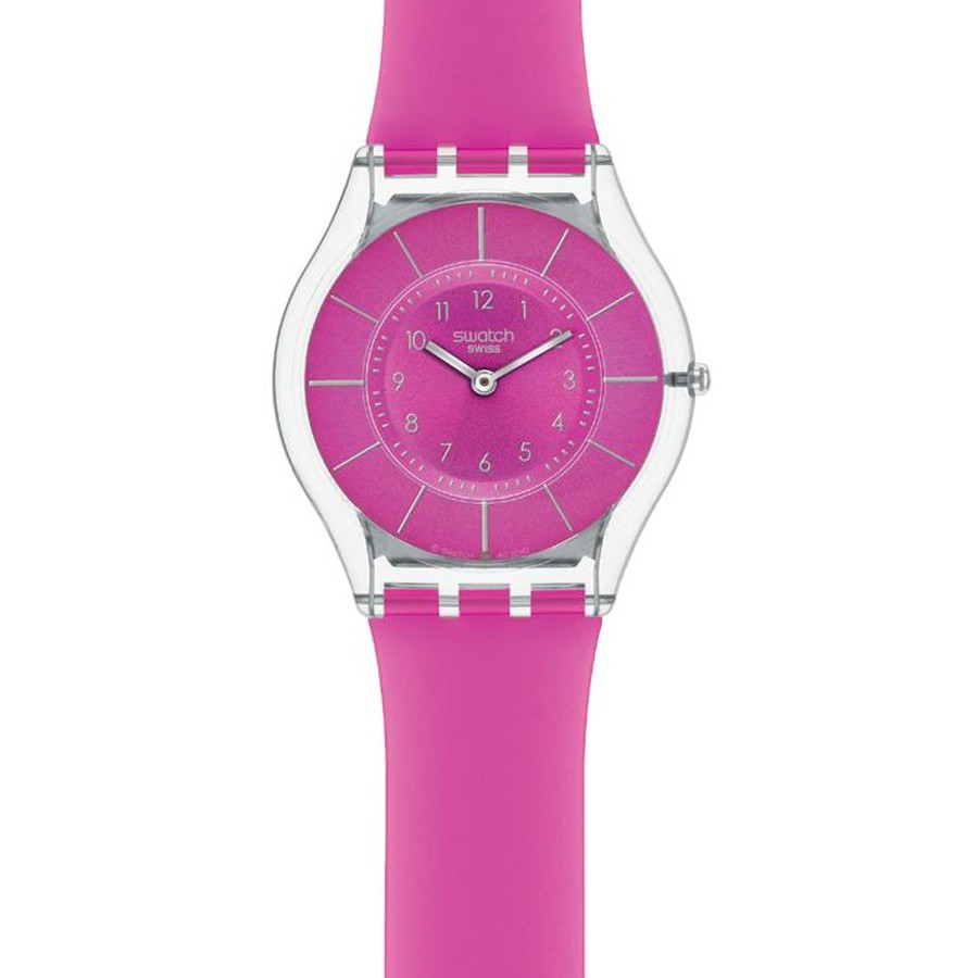 montre swatch fushia