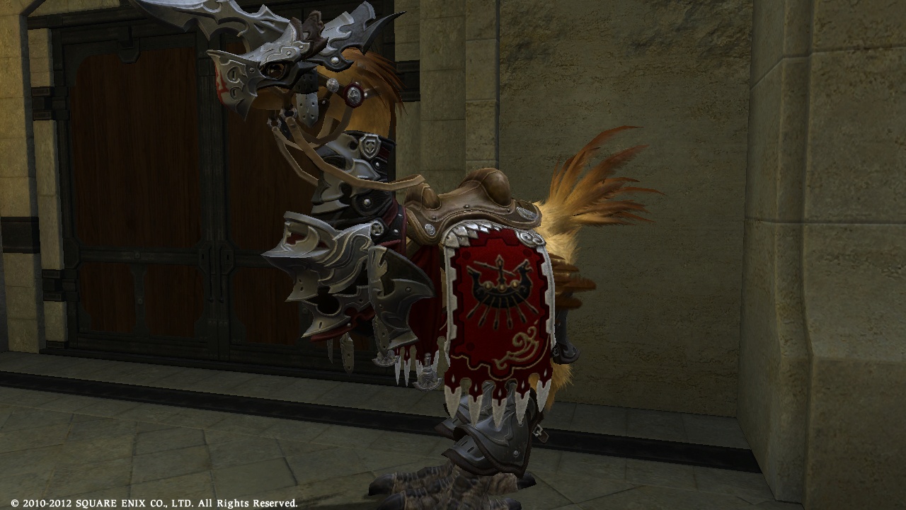 The Ishgardian: Dragoon Armour.... and the Chocobo Barding