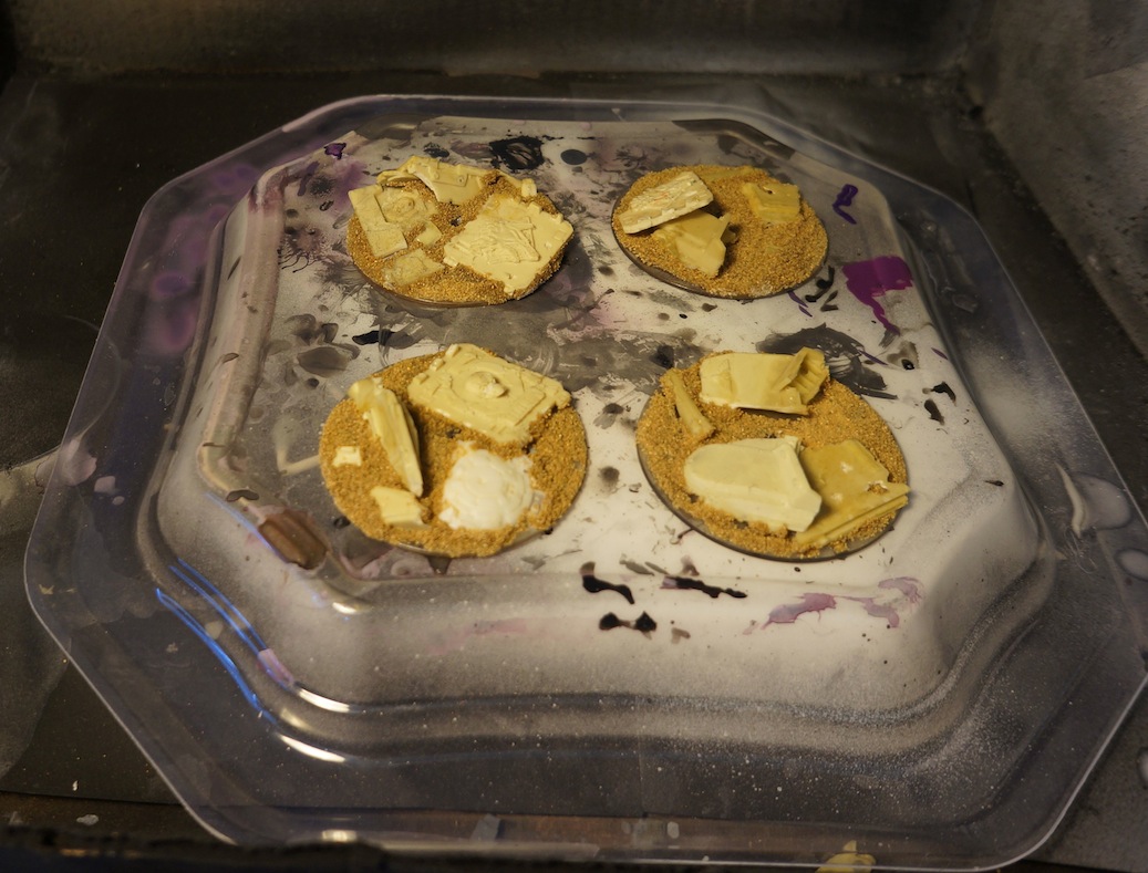 40k Hobby Blog: Easy Necron Flying Base Tutorial