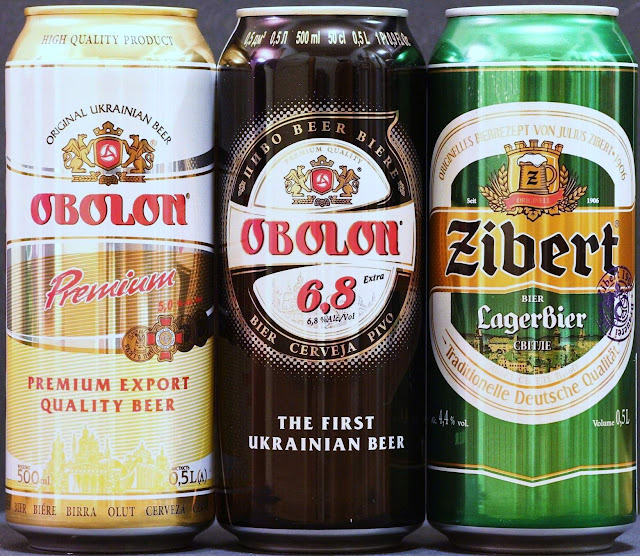 Burk-Bloggen: Obolon Premium & Obolon 6,8 & Zibert LagerBier : nya ...