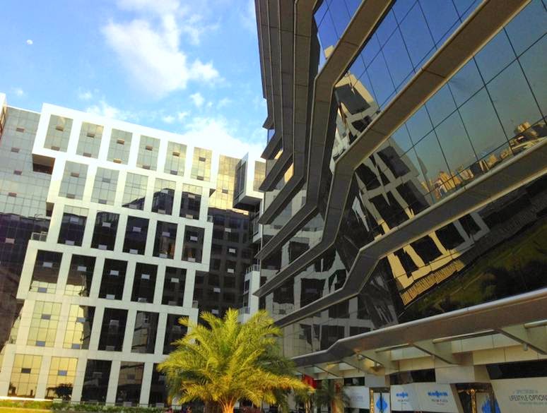 Eye in the Sky: Prism Plaza at Two E-Com Building: Elegant, Modern-Day ...