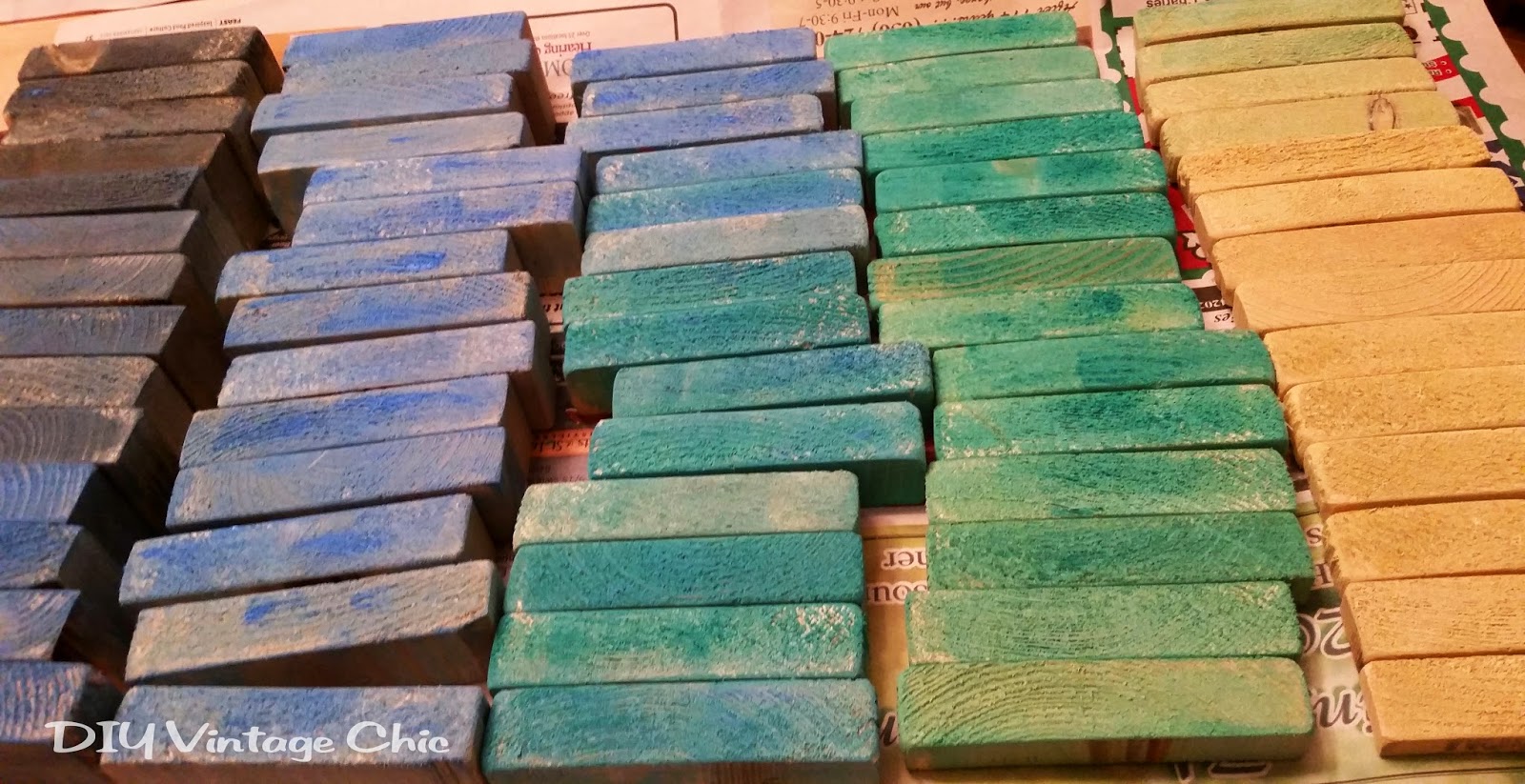 DIY Vintage Chic: DIY Beach Block Art