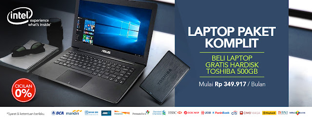 Promosi Laptop Paket Komplit | Blibli.com