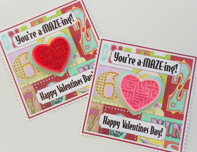 a-MAZE-ing School Valentines ~ Free Printable & Project
