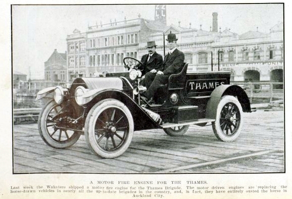 Thames NZ: Genealogy & History Resources: Thames (NZ): New Fire Truck 1912