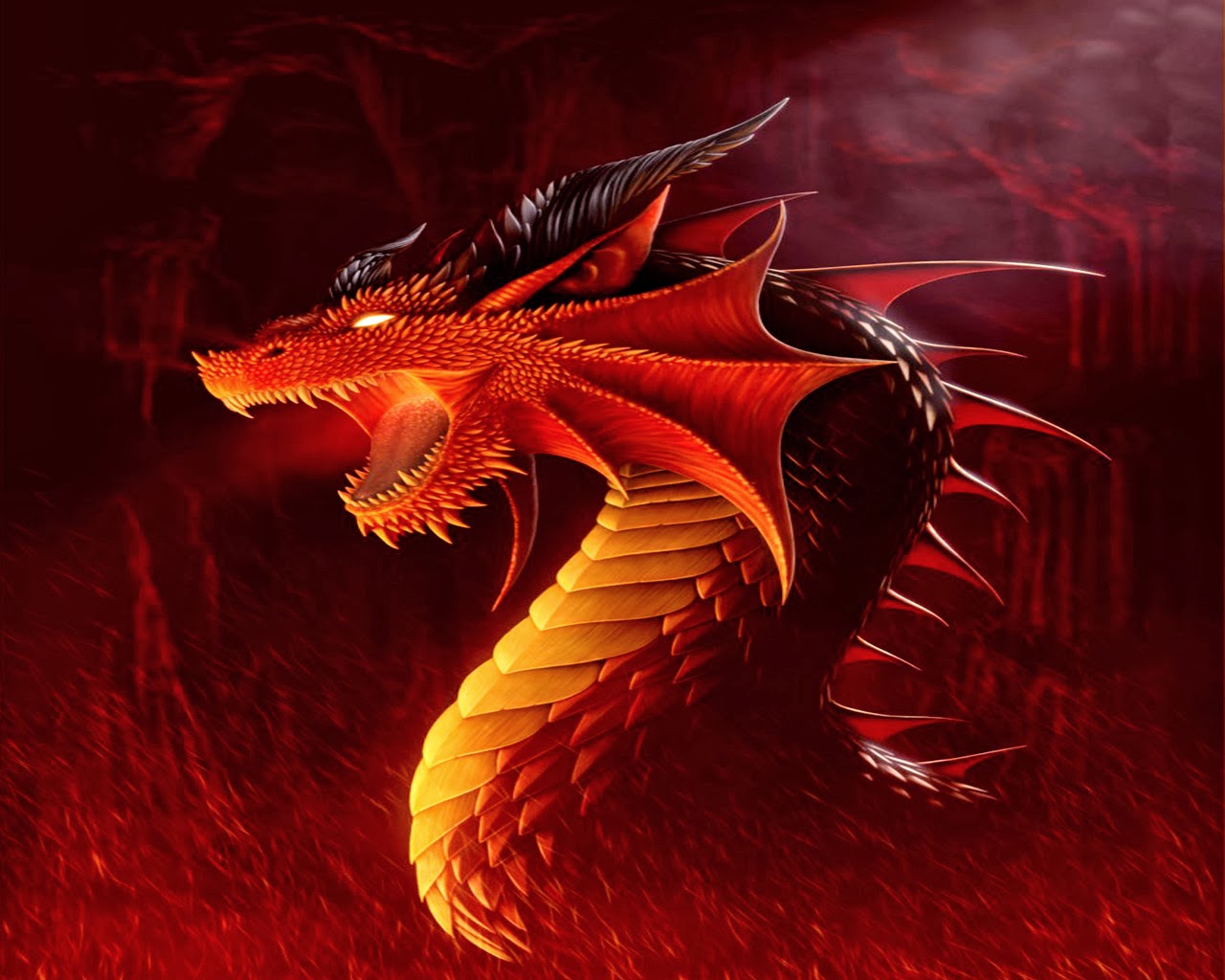 Bộ sưu tập ảnh rồng lửa mới nhất trong năm | Ảnh đẹp HD