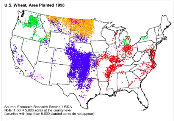 Geographic Wheat Class Areas in the U.S. | Big Picture Agriculture