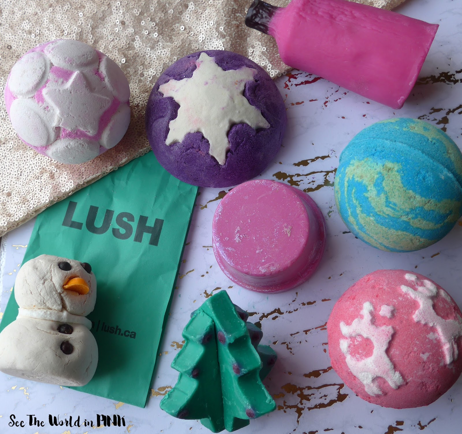Skincare Sunday - Lush Christmas Collection! | See the World in PINK