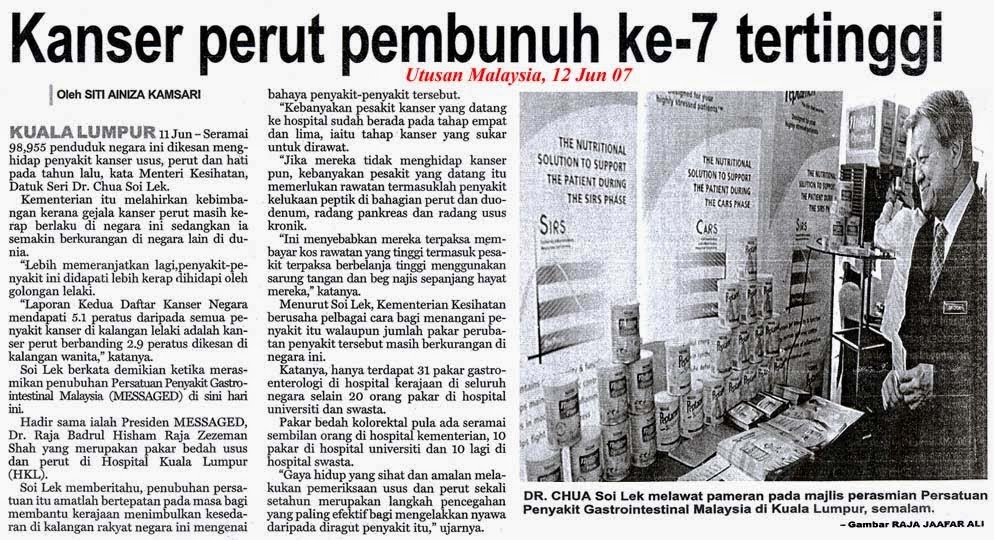 Gaya Hidup Sihat : Kenali Tanda-Tanda Kanser Perut Dan Rawatan ...