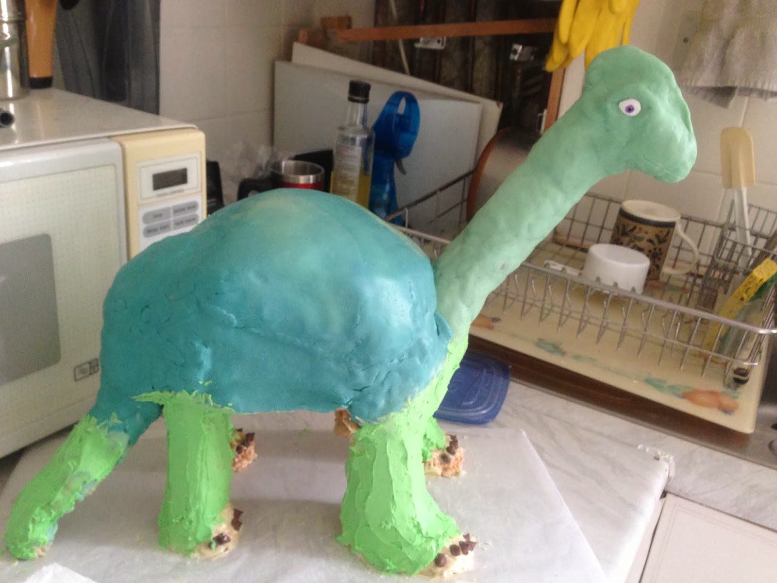 jaipat: Brachiosaurus Birthday Cake