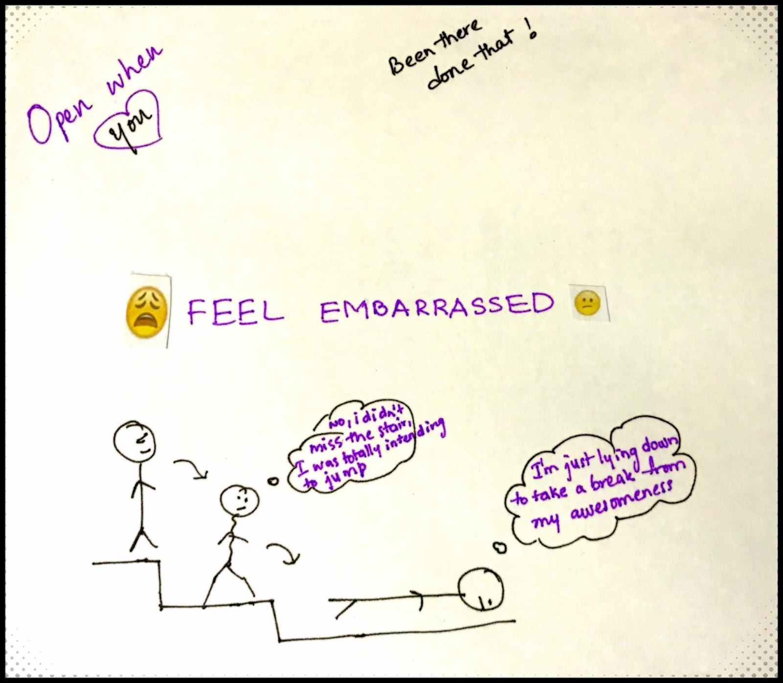 Open When Letters - Open When You Feel Embarrassed