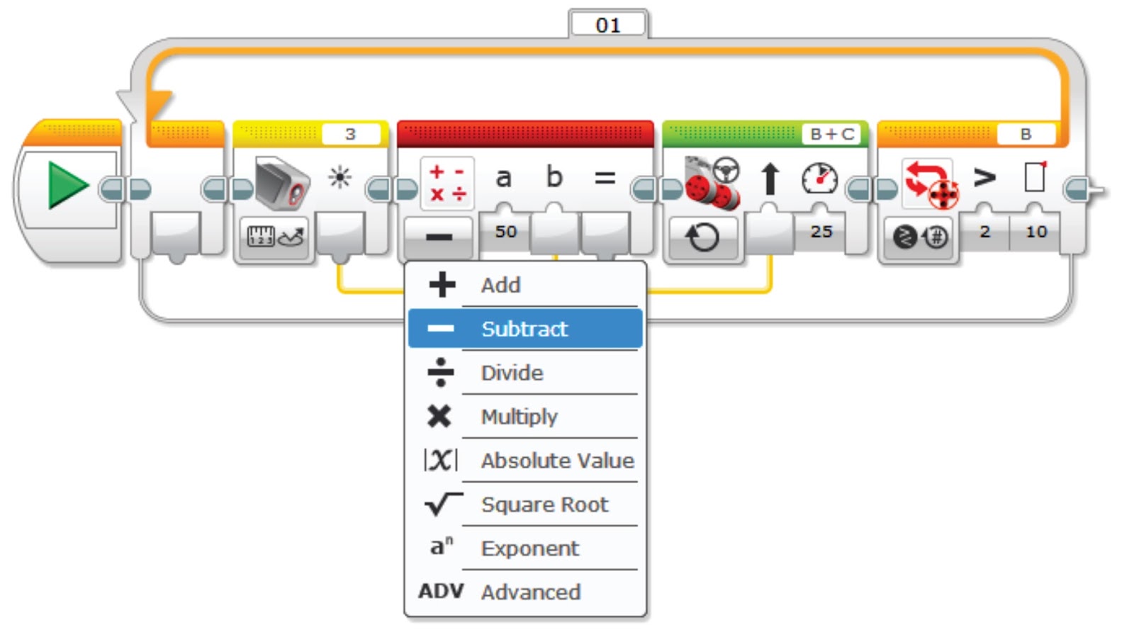FET Tricks: LEGO EV3 Minimal Proportional Line Follower
