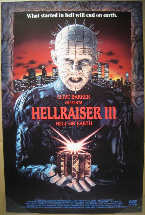 Quick Horror Movie Reviews: HELLRAISER III: HELL ON EARTH