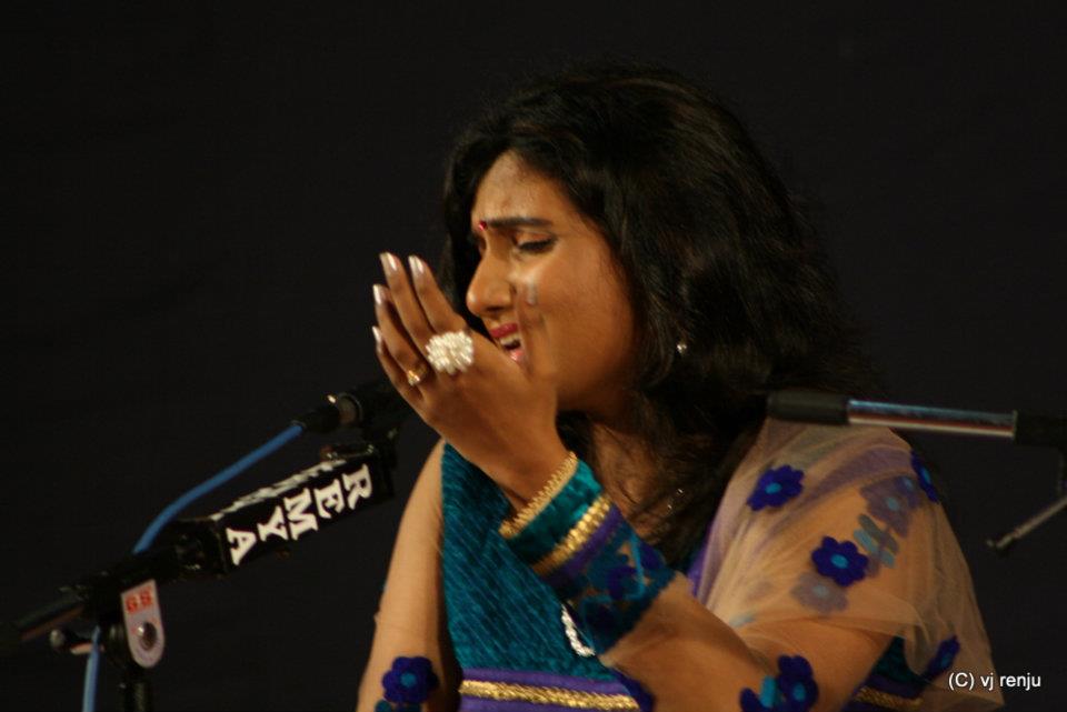 playback singer Manjari cute stills