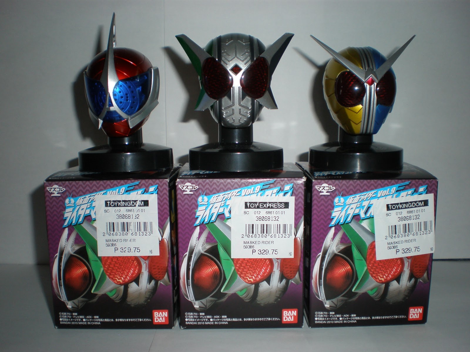 IVTOYZ: Kamen Rider Mask Collection Vol.9: Cyclone Joker Extreme, Luna ...