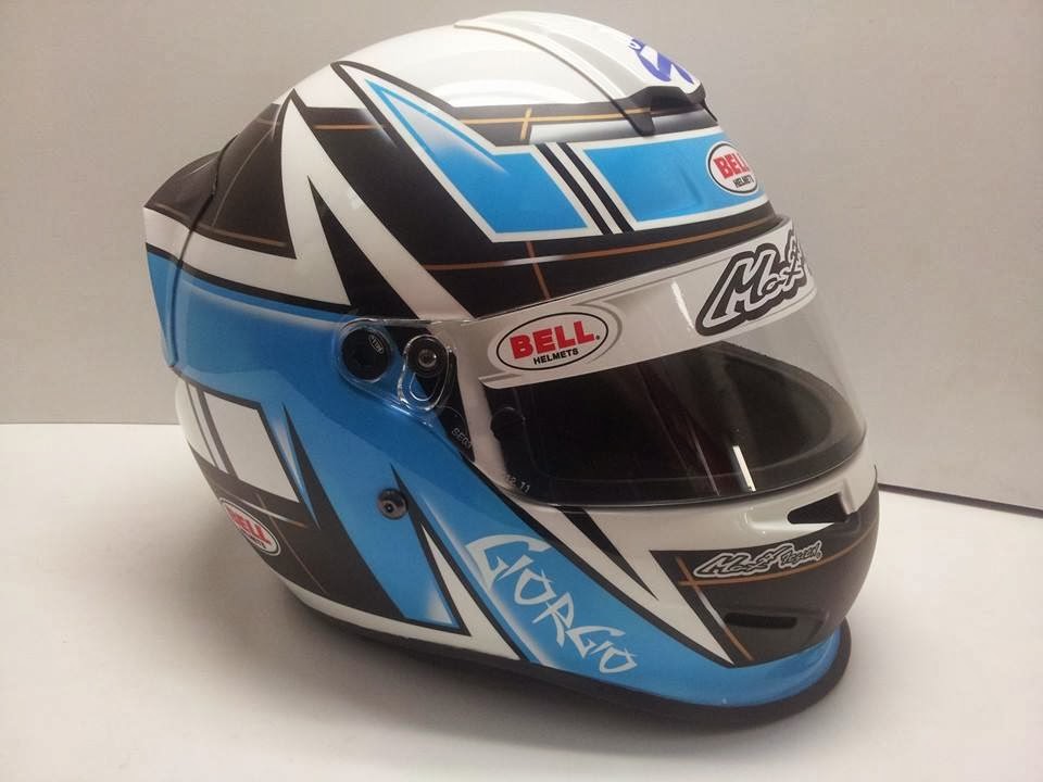 Racing Helmets Garage: Bell RS3 G.Quadri 2014 by Max77Design