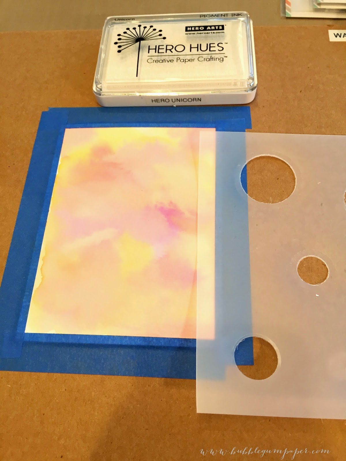 Bubblegum Paper: "New" Product Tuesday: Bokeh Watercolor technique ...