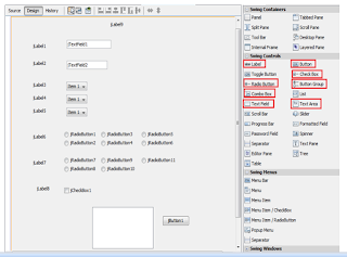 Membuat tampilan menu tampil menggunakan check box, combo box, dan ...