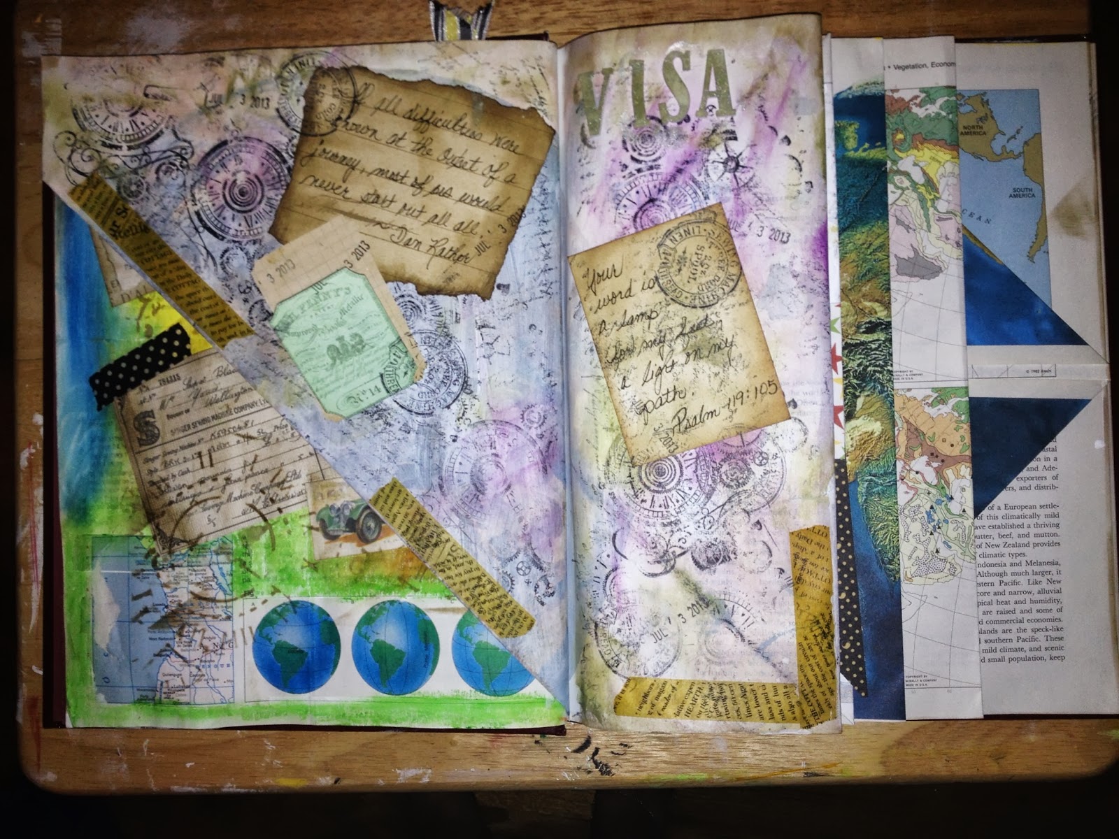 Joyful Journaling: Passport to Art Day 3