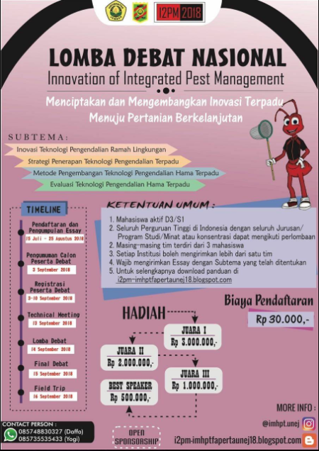 Lomba Debat Nasional 2018 di Universitas Jember - Info Lomba 2023 Terbaru