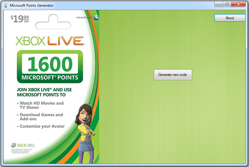 Microsoft Points Generator Xbox Live Keys